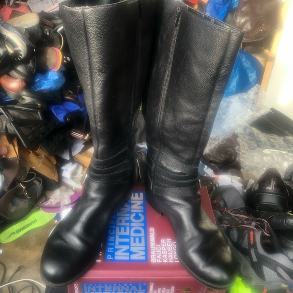 Naturalizer | Shoes | Naturalizer Jango Womens Black Leather Riding ...